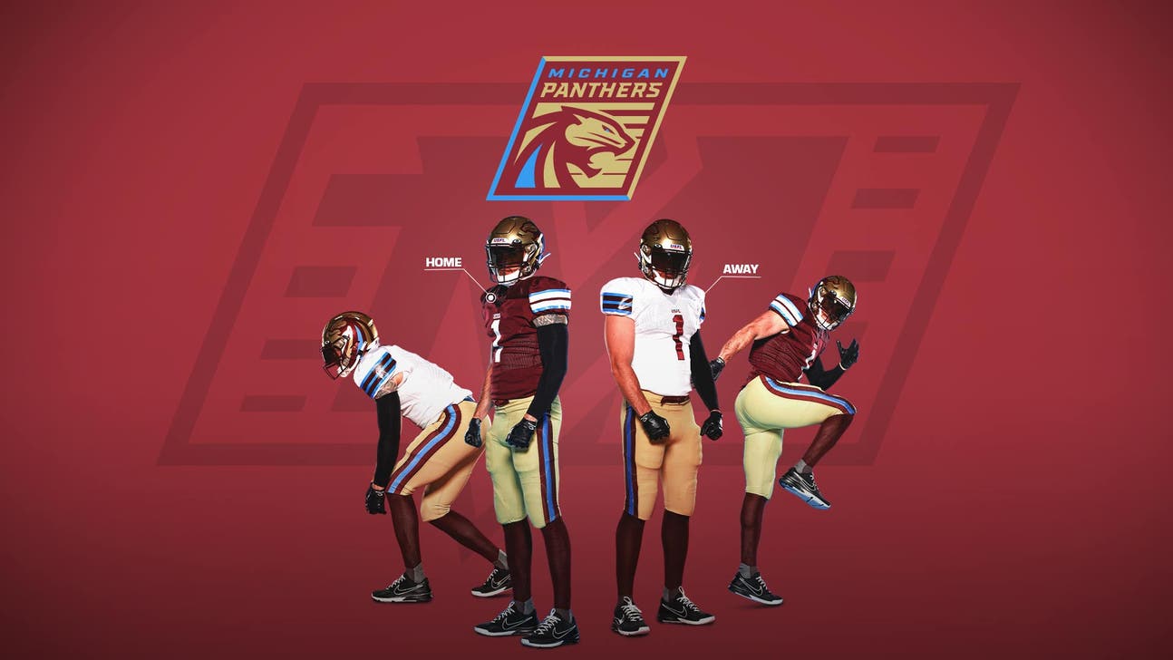 USFL Michigan Panthers Uniform Reveal: First look at jerseys, helmets ...