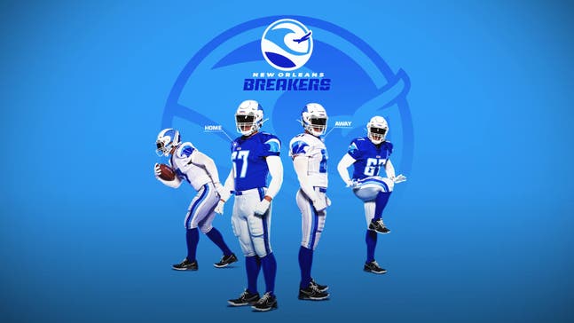 USFL New Orleans Breakers Uniform Reveal: First look at jerseys ...