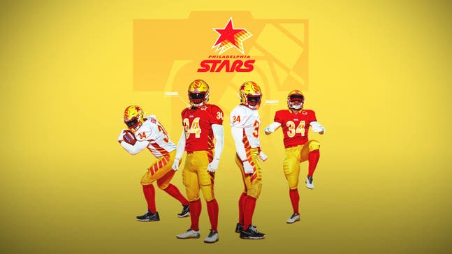 USFL Philadelphia Stars Uniform Reveal: First look at jerseys, helmets ...