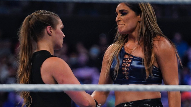 WWE SmackDown: Ronda Rousey defends title in open challenge match | FOX ...