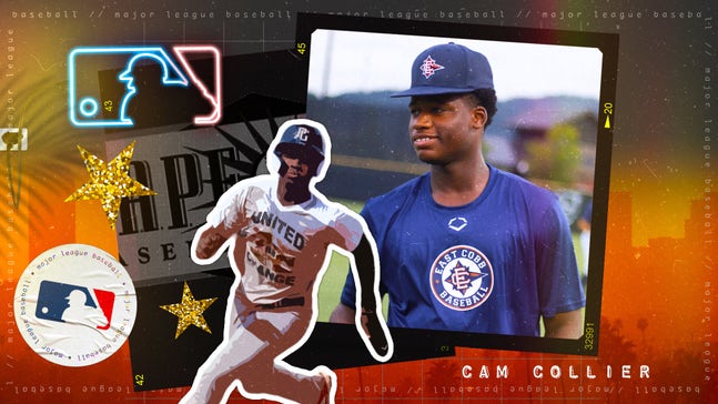 MLB prospect Cam Collier trying to follow Bryce Harper's path to the ...