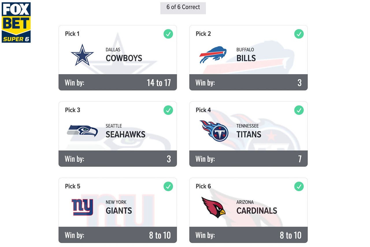 FOX Bet Super 6: $1,000,000 winners talk strategy, NFL Week 5 picks ...