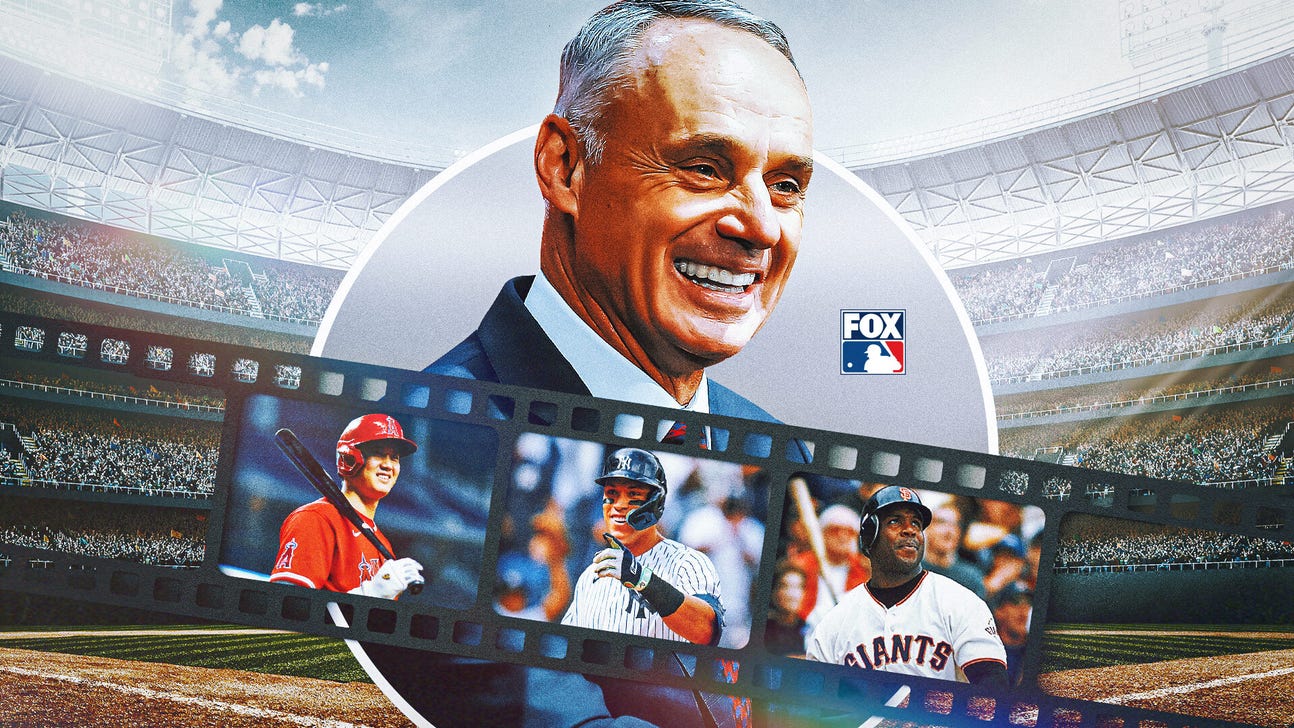 MLB Commissioner Rob Manfred talks Judge vs. Bonds, Ohtani's brilliance ...