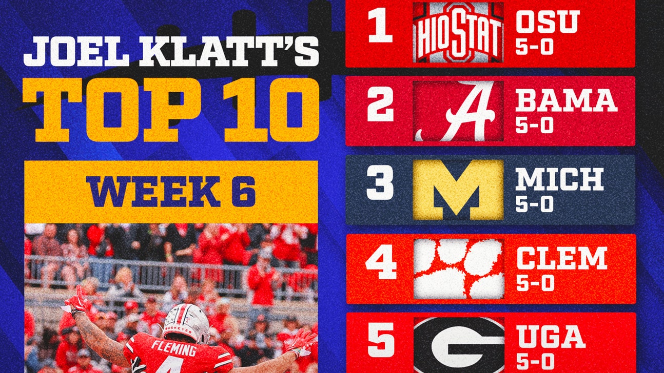 Ohio State takes top spot, Georgia falls in Joel Klatt's top 10 ...