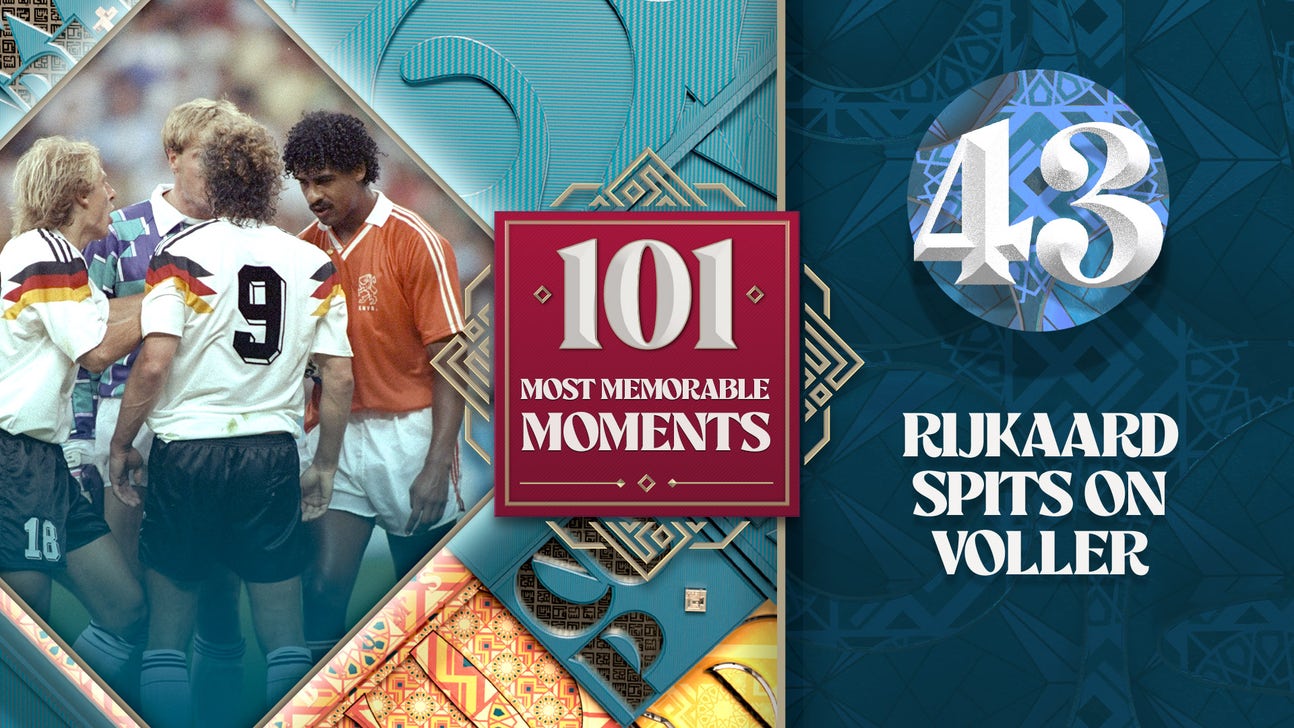World Cup's 101 Most Memorable Moments: Rijkaard spits at Voller | FOX ...