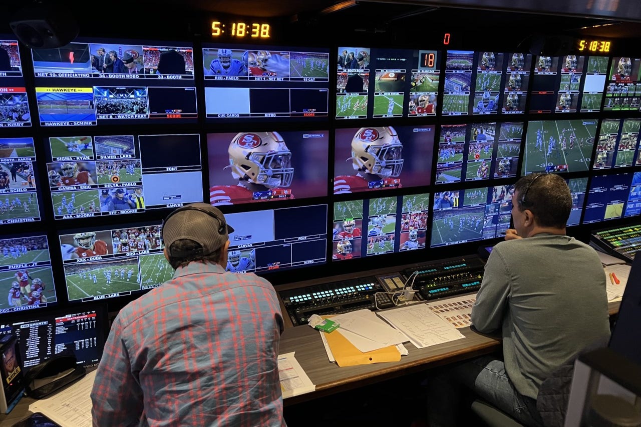 Behind the Scenes with FOX's NFL crew: A historic rivalry; camera ...