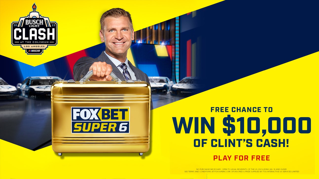 Win Clint Bowyer's $10K playing FOX Bet Super 6 Clash at the Coliseum ...