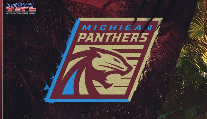 Usfl Michigan Panthers Logo Michigan Panthers Logos History United