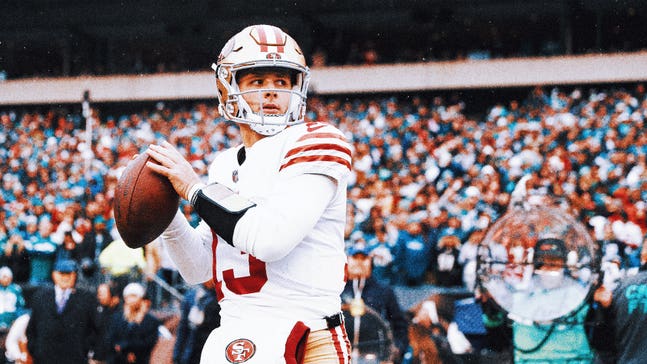 Niners 'encouraged' as Brock Purdy begins throwing; on track to return ...