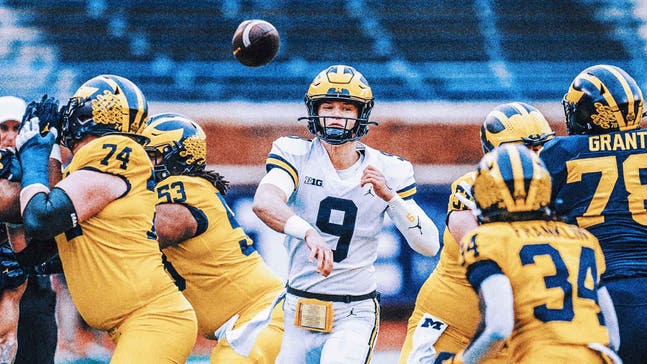 Michigan spring game: With stars back, Jim Harbaugh is 'chasing that ...