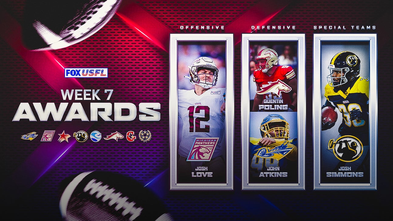 USFL Players of the Week: Josh Love, Josh Simmons earn Week 7 honors ...
