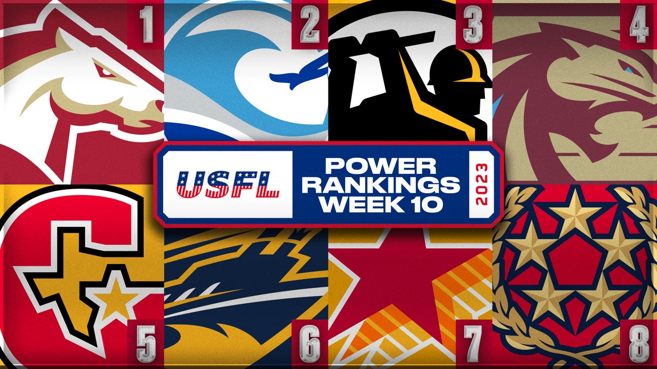 USFL Week 10 power rankings: Familiar face on top as regular season ...