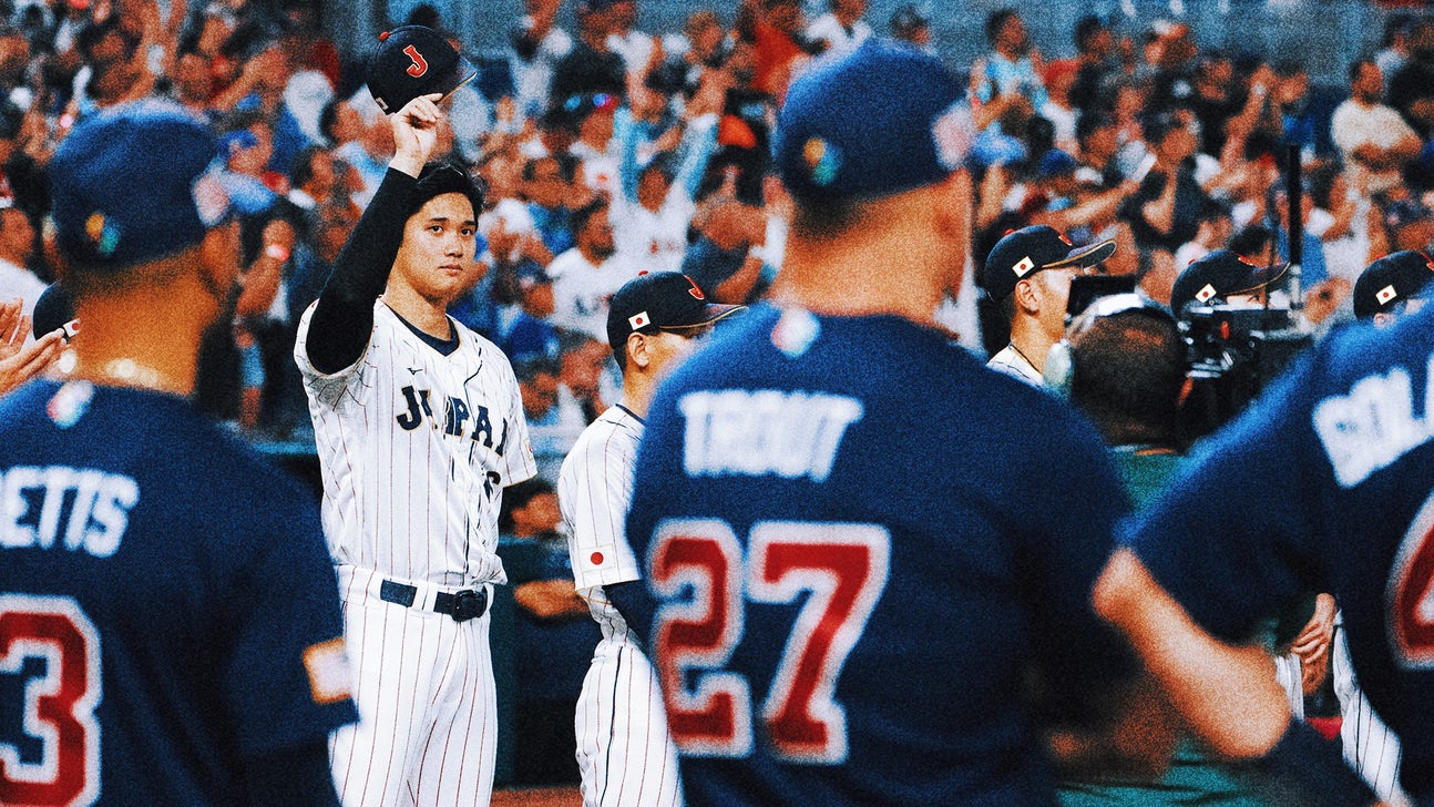Mike Trout, Shohei Ohtani reveal signed cards depicting final WBC at-bat | FOX Sports