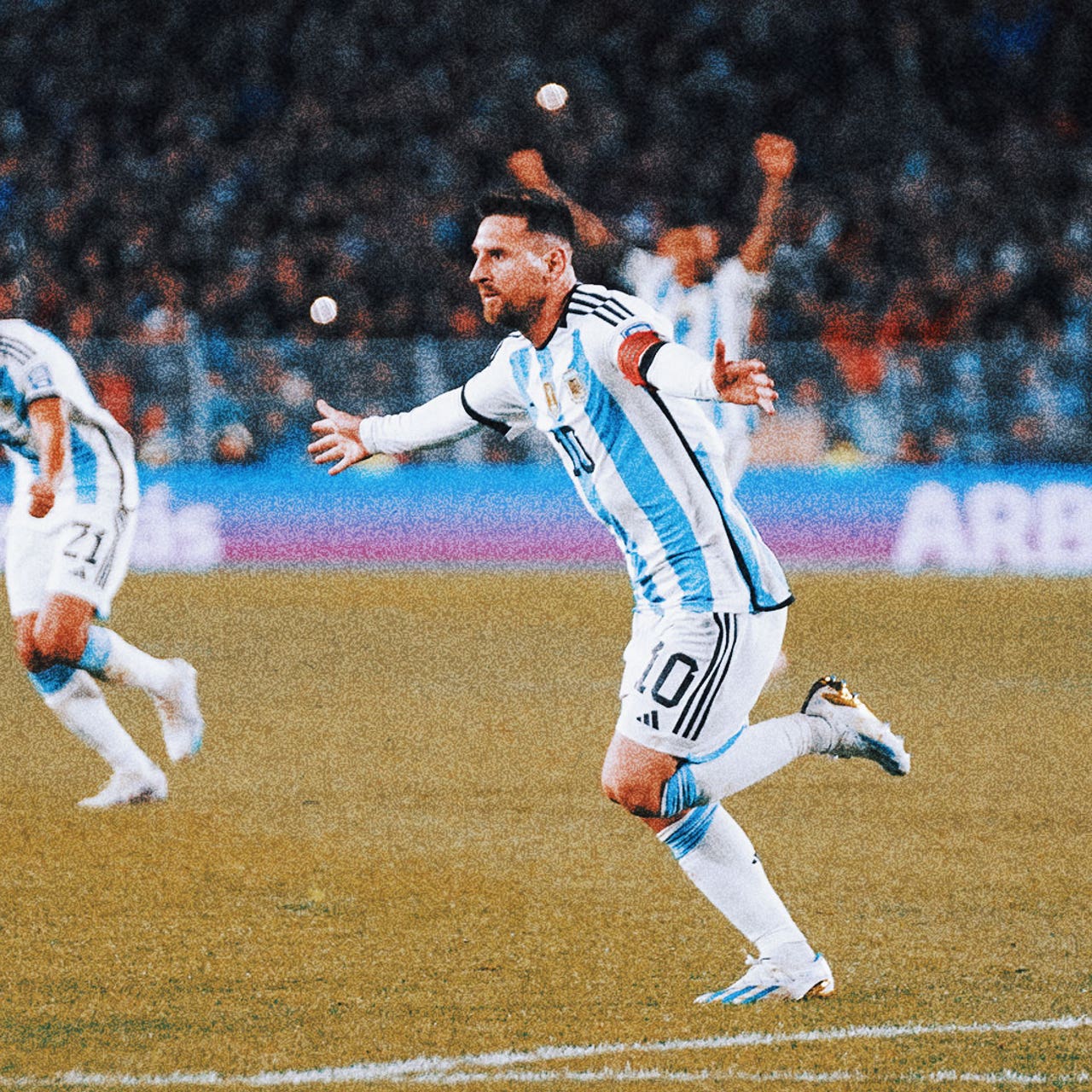 messi world cup free kick miss commentary