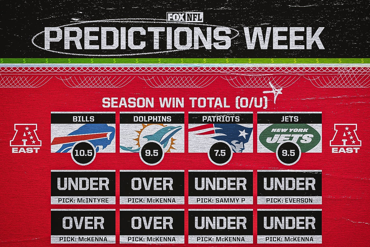 2023 NFL Over/Under win total odds, predictions, picks for all 32 teams ...
