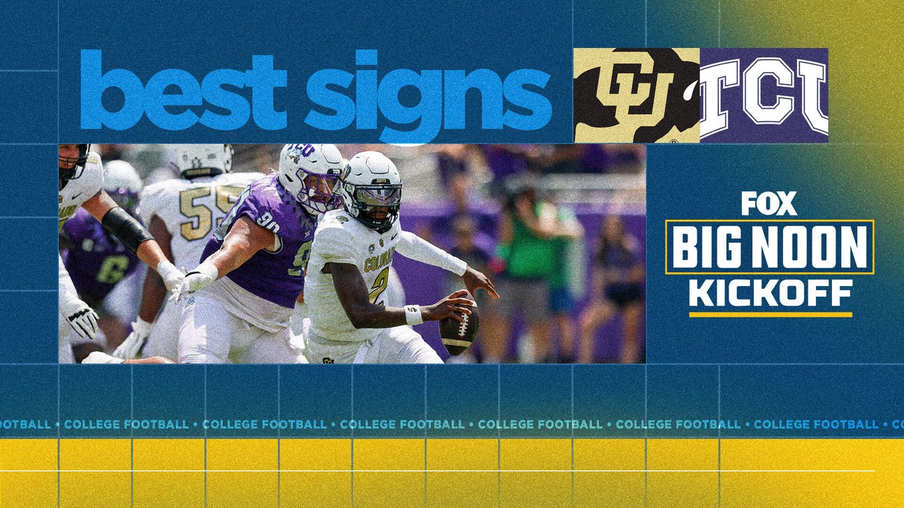 Best 'Big Noon Kickoff' fan signs from Colorado-TCU | FOX Sports