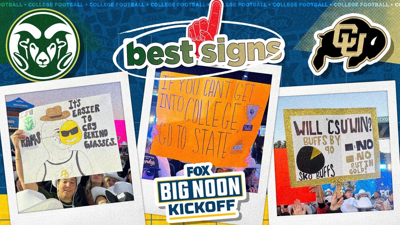Big Noon Kickoff: Best signs from Colorado vs. Colorado State | FOX Sports