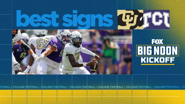 Best 'Big Noon Kickoff' fan signs from Colorado-TCU | FOX Sports