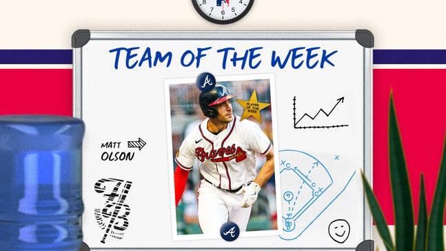 Matt Olson's home run spree highlights Ben Verlander's team of the week ...