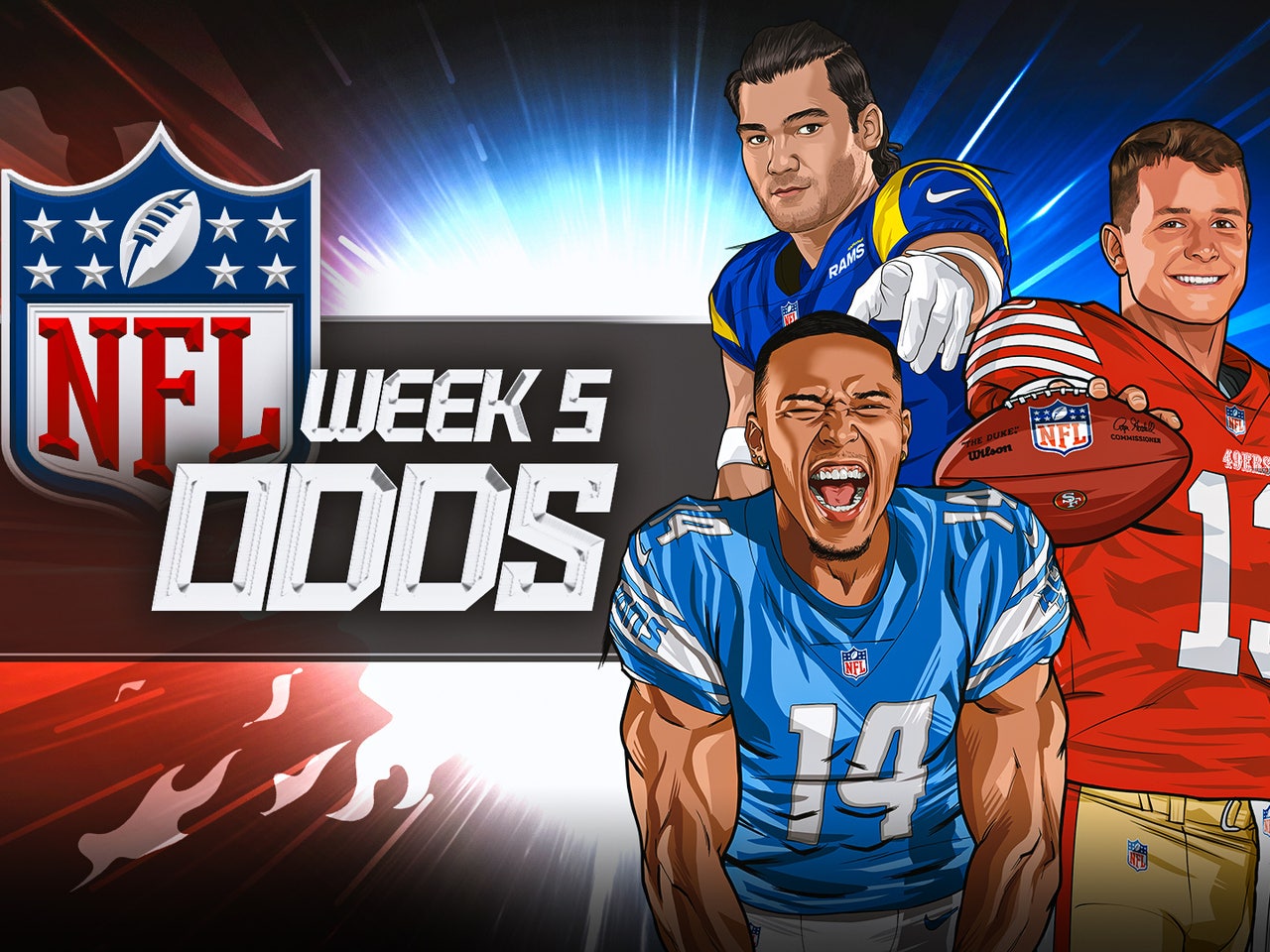 2023 NFL Week 5 odds lines spreads final betting results FOX Sports