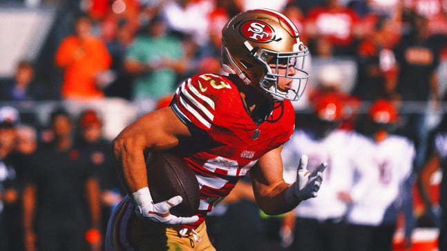 San Francisco 49ers RB Christian McCaffrey ties NFL record with TD in ...