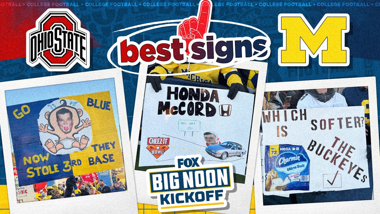 Big Noon Kickoff: Best signs from Ohio State vs. Michigan | FOX Sports