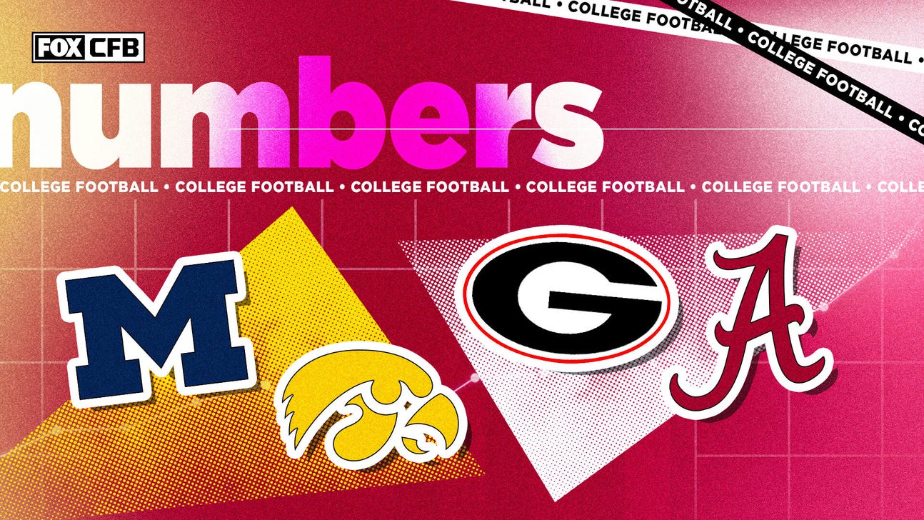 Georgia-Alabama and Michigan-Iowa, more: CFB Week 14 by the numbers ...