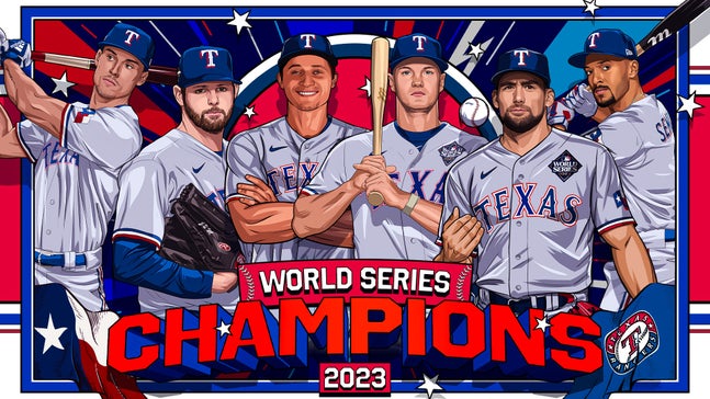 World Series Game 5 highlights, trophy ceremony: Rangers win first title in team history | FOX ...