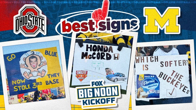 Big Noon Kickoff: Best signs from Ohio State vs. Michigan | FOX Sports