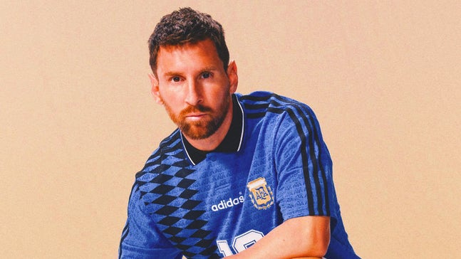 Lionel Messi models Argentina kit in Adidas’ new throwback soccer line ...