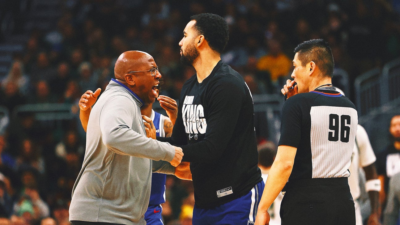 NBA fines Kings coach Mike Brown $50K after outburst against referee ...