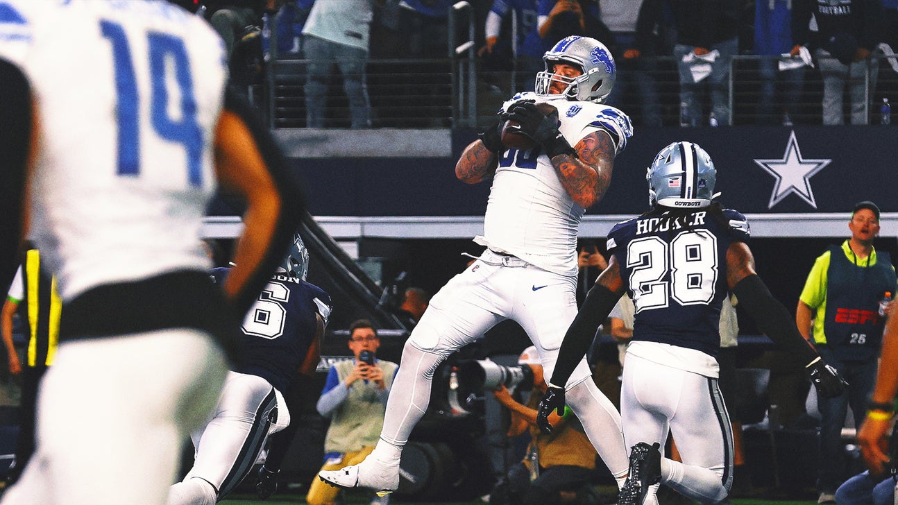Lions, Taylor Decker poke fun at controversial call vs. Cowboys on ...
