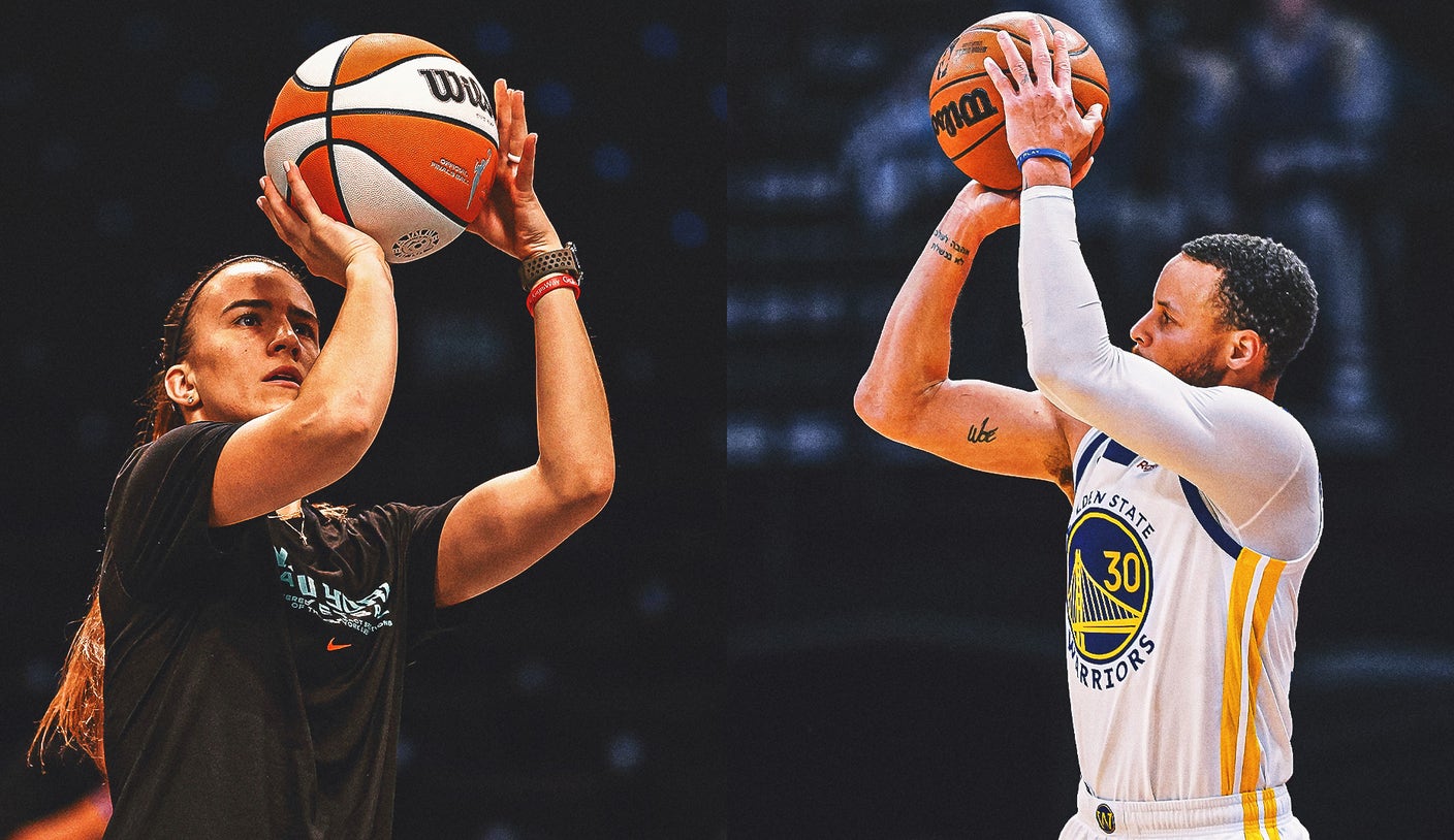 An All-Star shooting showdown: Stephen Curry vs. Sabrina Ionescu is on An All-Star shooting showdown: Stephen Curry vs. Sabrina Ionescu is on