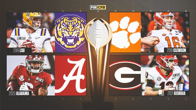 Ranking the 10 national champions during the four-team CFP era | FOX Sports