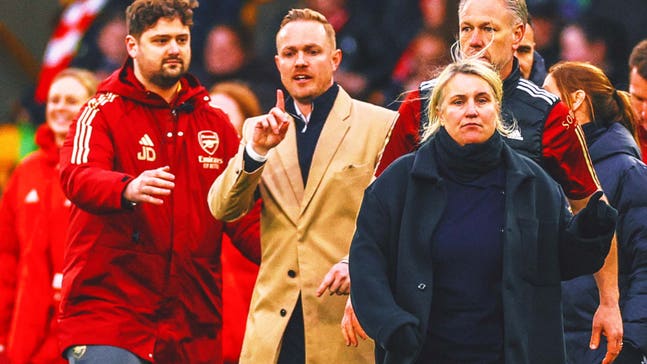 Chelsea's Emma Hayes slams 'male aggression' after clash with Arsenal ...