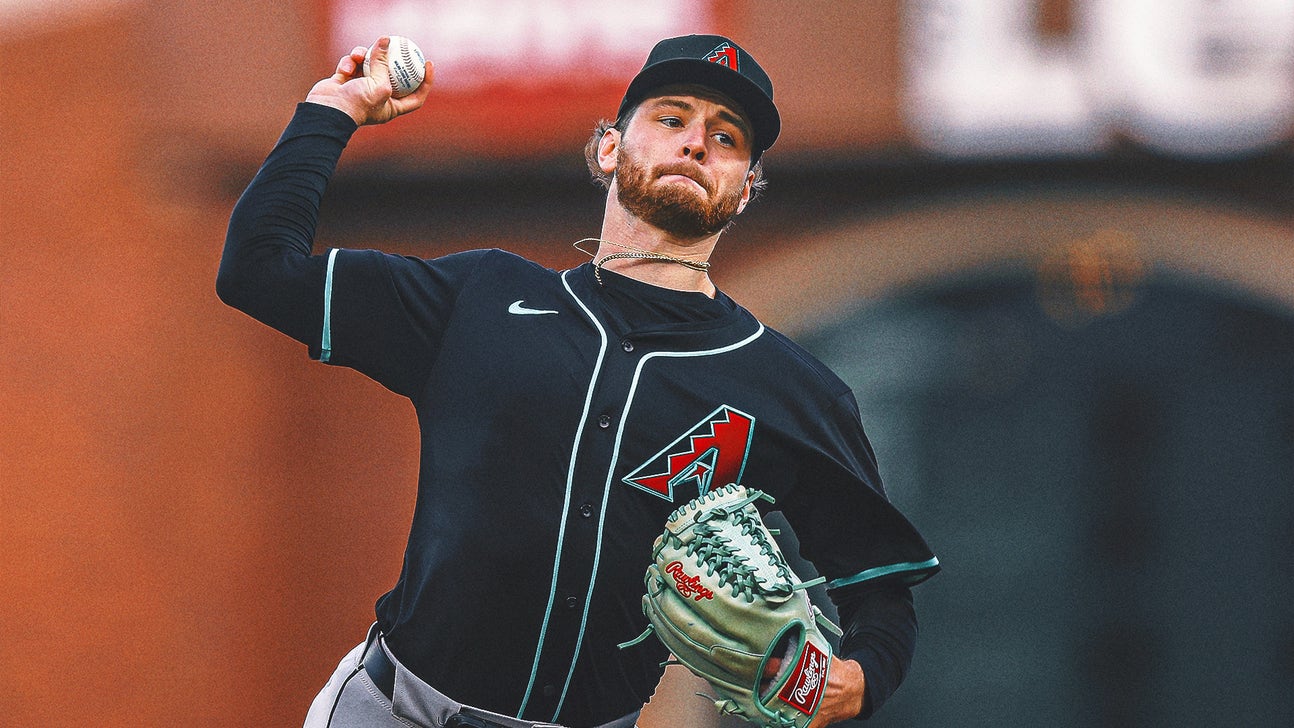 Diamondbacks starter Ryne Nelson exits game after getting hit on pitching arm by line drive ...