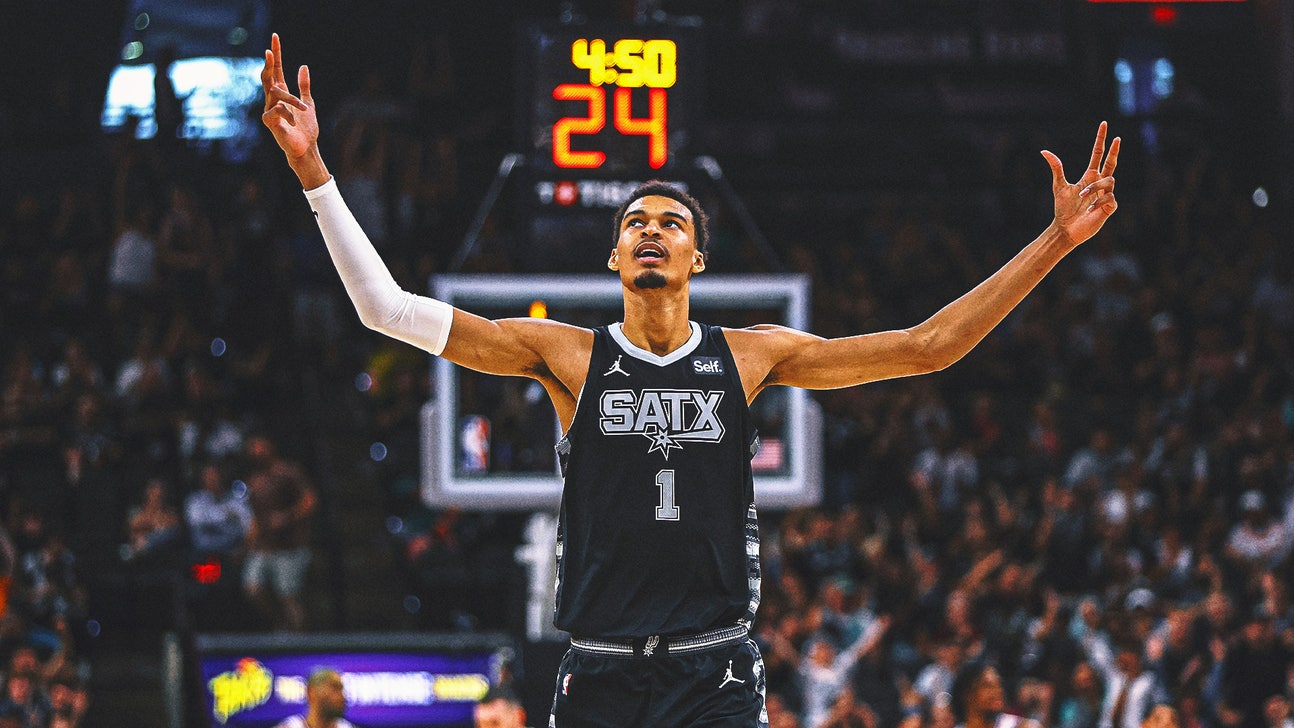 Wemby's rookie year is winding down, and the numbers he put up are ...