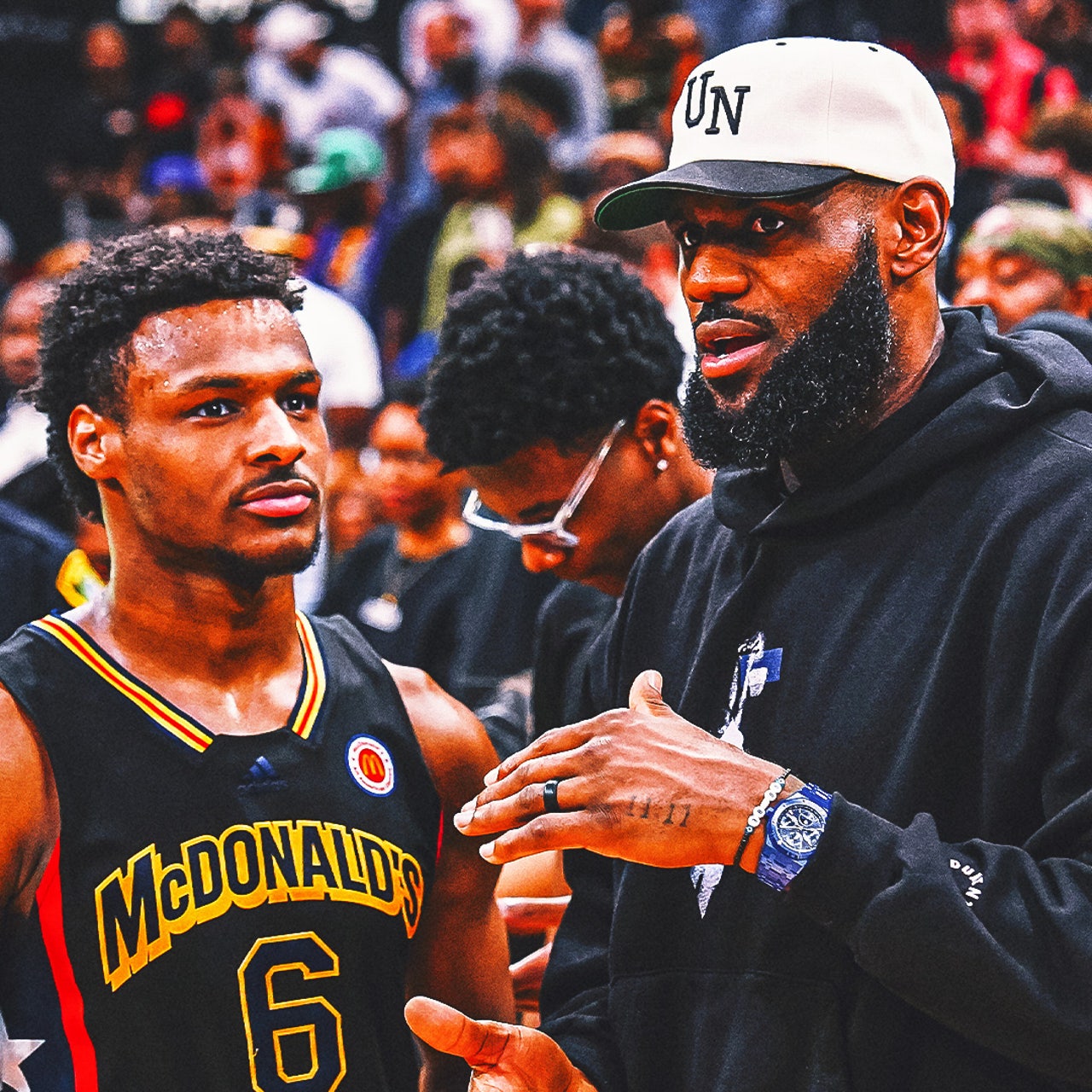 bronny james contract