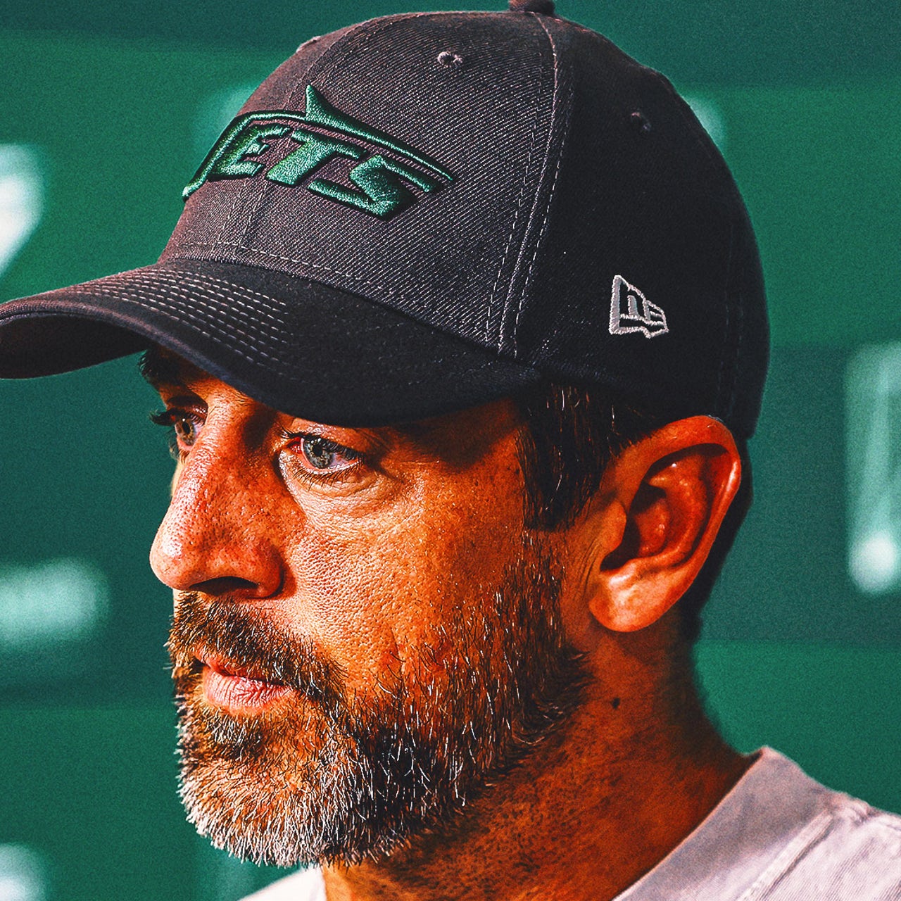 Aaron Rodgers Mustache Jets
