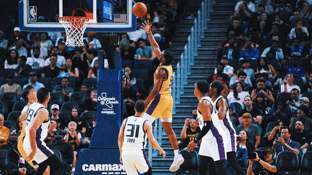Bronny James scores 4 points in Summer League debut with Lakers | FOX ...