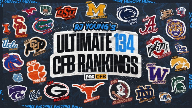 2024 College Football Rankings and Predictions: RJ Young's Ultimate 134 ...