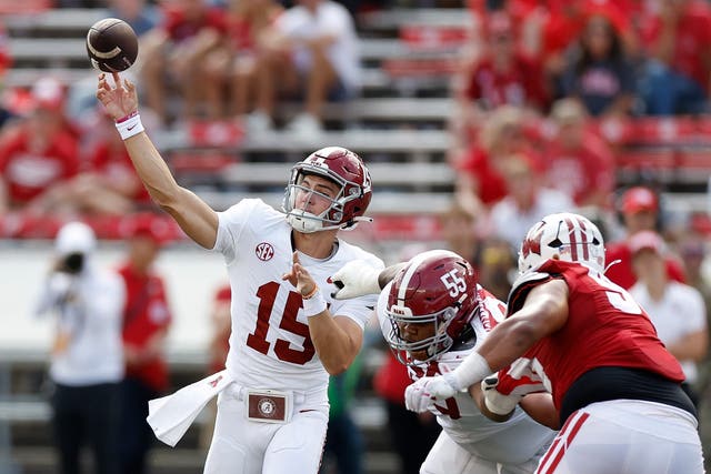 Alabama flashes offensive explosiveness needed to compete for a ...