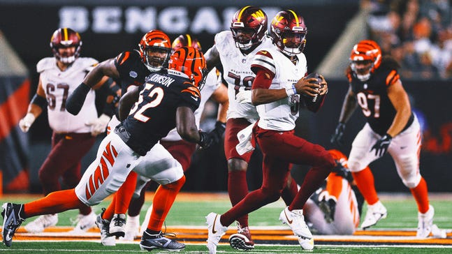 Jayden Daniels nearly flawless for Commanders in 38-33 win over Bengals ...