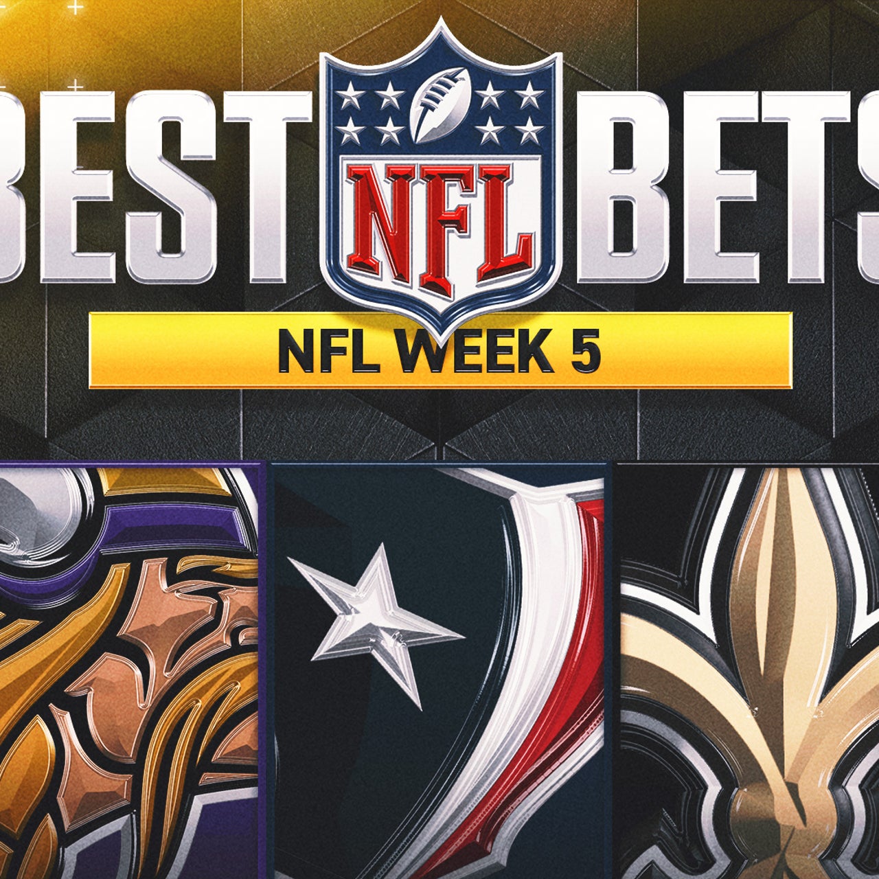 2024 NFL Week 5 picks predictions Bet Vikings Texans Saints to cover FOX Sports