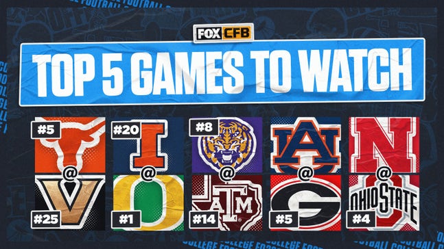 College football Week 9 preview: Five best games to watch this weekend ...