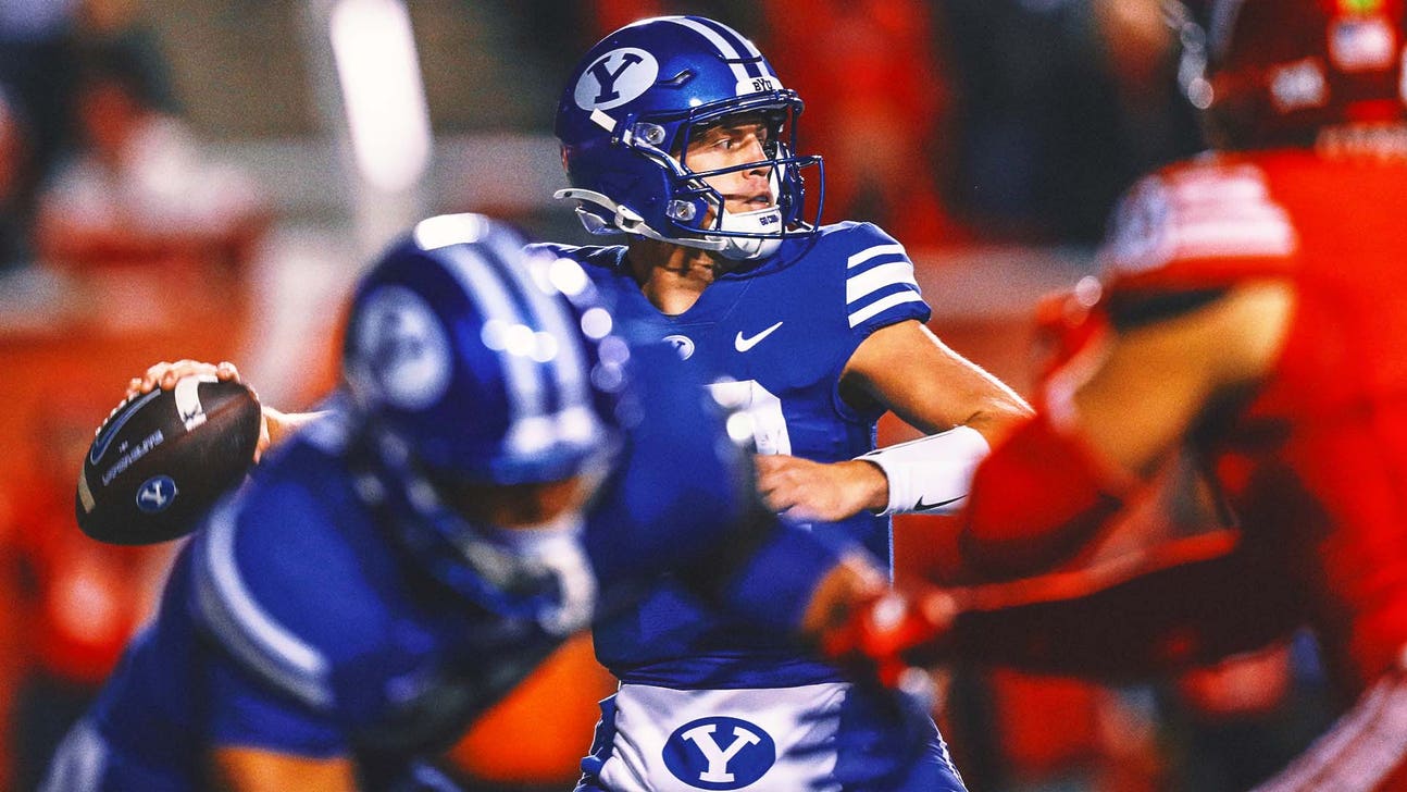 BYU stays unbeaten as last-gasp drive stuns rival Utah in final seconds ...