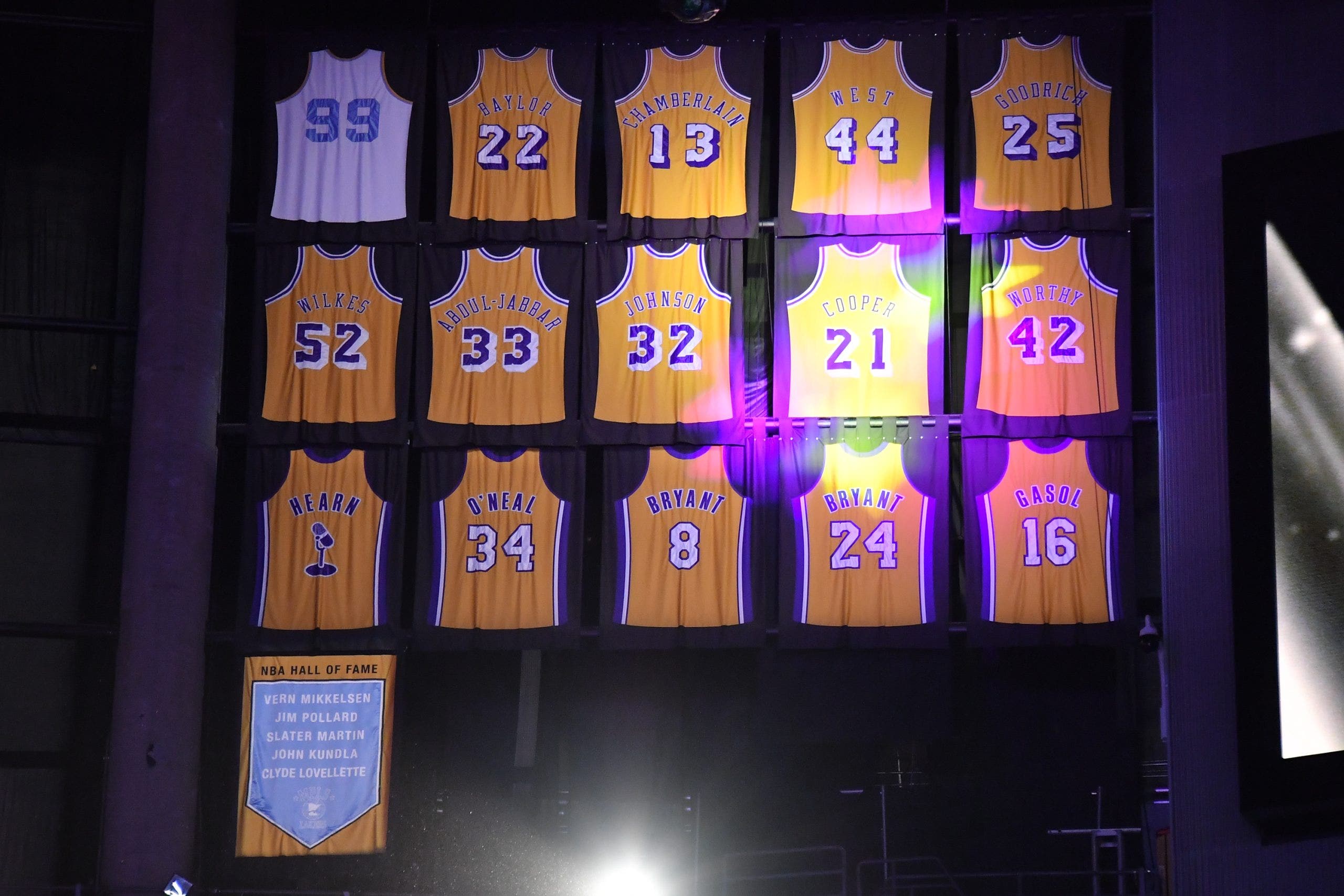 Lakers retire Michael Cooper's No. 21 jersey on an emotional night ...