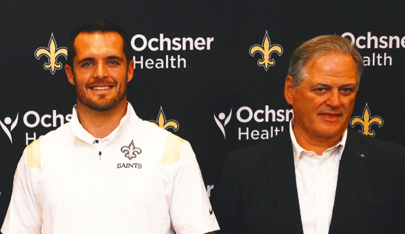 Saints GM Loomis Backs Derek Carr: 'We Can Win' with Him at QB - BVM Sports