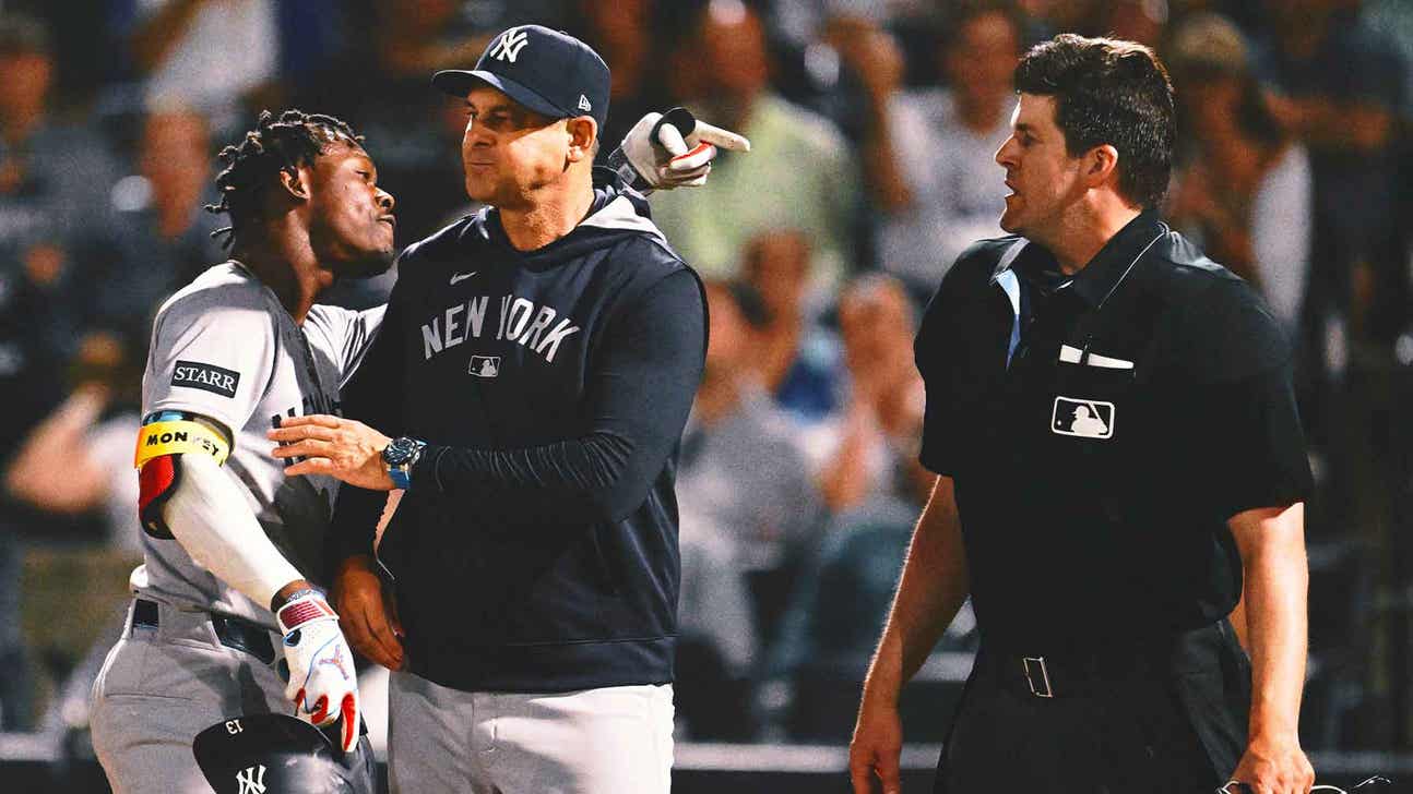 Jazz Chisholm Jr. blasts ump after ejection from Yankees' 6-3 win over Rays | FOX Sports