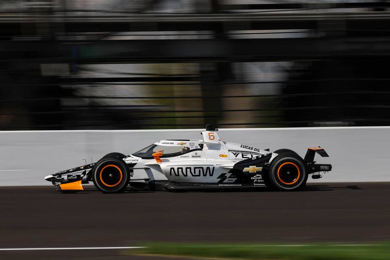 Indy 500 Cars Tony Kanaan Gets Back On Track At Indianapolis, Perhaps